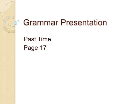 Present perfect slides | PPT