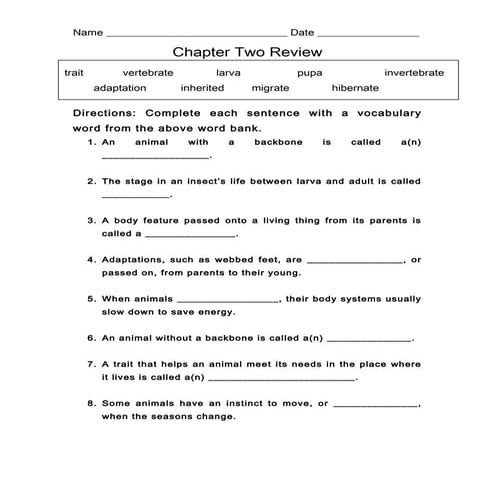 Chapter Two Science Review | PDF