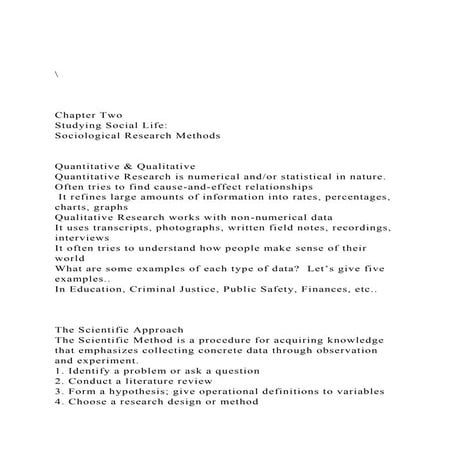 02 Chapter 2 Research Methods | PPTX