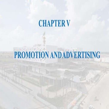 promotion and advertising to the financial product and services by ...