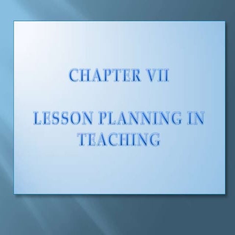 Chapter vii | PPTX | Homework and Study | Education