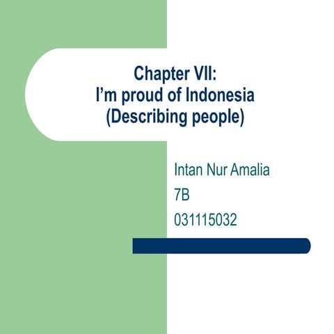 Chapter VII | PPT