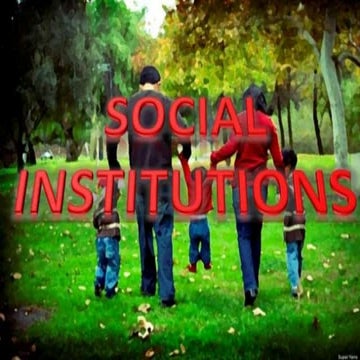 social institutions | PPT