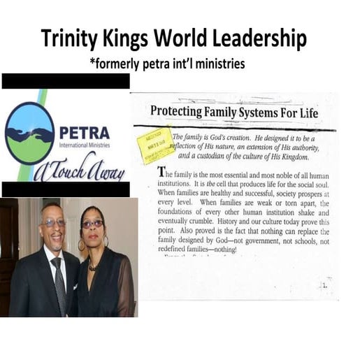 *petra int'l ministries: Let's Thank King Bishop Donald Clay II & Queen ...