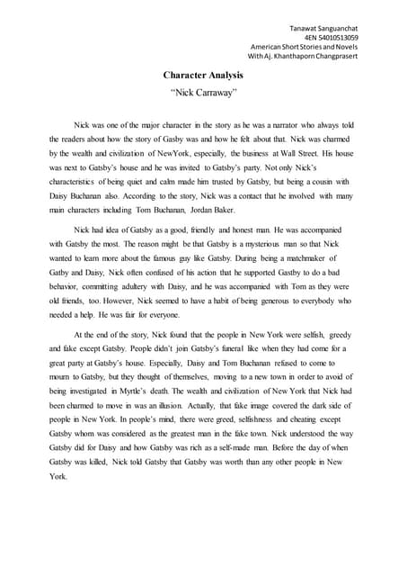 The Great Gatsby Chapter 3 | PPT | Dating | Family and Relationships