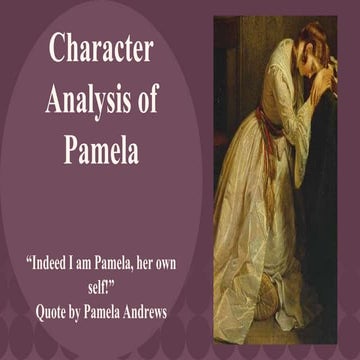 P- 2 character sketch of Mr.B in Richard son's novel 'Pamela' .pptx