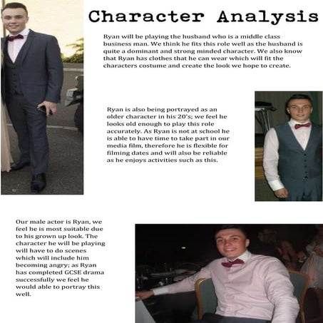 Character Analysis ryan | DOCX