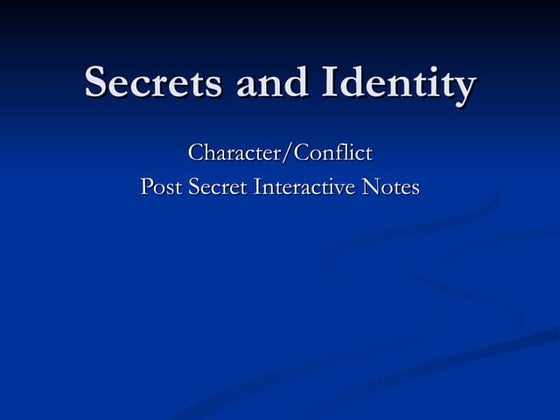 Character chart | PPT