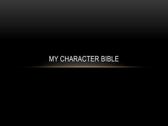 Character profiles | PDF