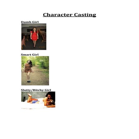 Character casting | PDF