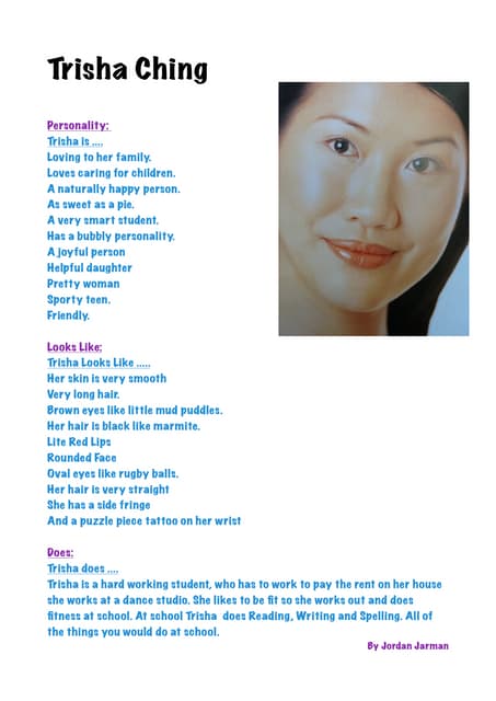 Description of character | DOCX | Judaism | Religion & Spirituality