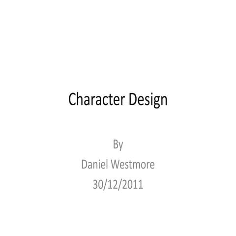 Character design | PPT