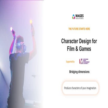 Character Design for Film & Games Course in Singapore | PPT