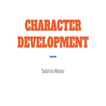 Character development | PDF