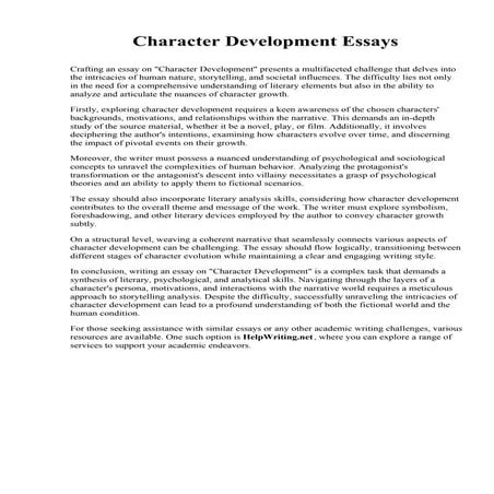 Character Development Essays.pdf