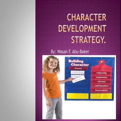 Character development strategy by wasan abu baker | PPT