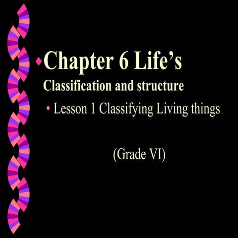 classification of living things and diversity | PPT