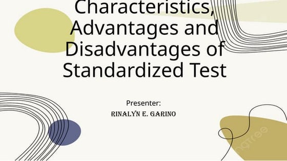Advantages of standardized test | PPTX | Standardized Testing ...