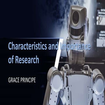 Characteristics of Research | PPTX
