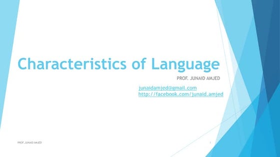 Characteristics of language.ppt | Programming Languages | Computing