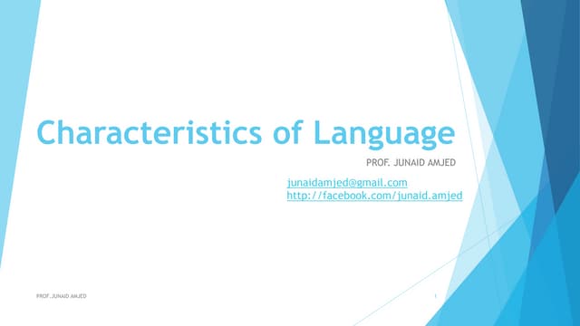 What is language? Definitions of different authors | PDF