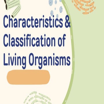 IGCSE BIOLOGY-Characteristics & Classification of Living Organisms.pdf.pdf