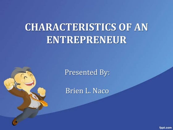 Entrepreneurship PPT | PPT