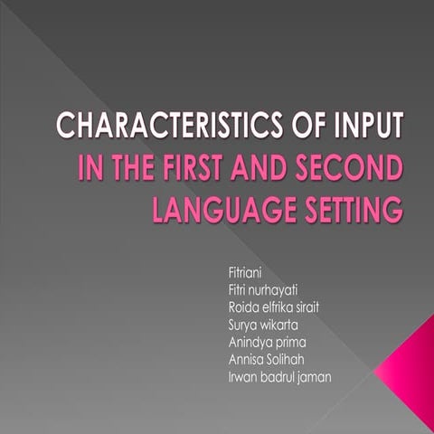 Language learning | PPTX