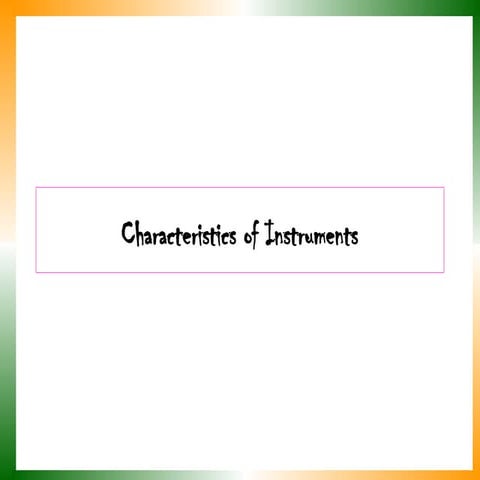 Characteristics of Instruments fimee.ppt