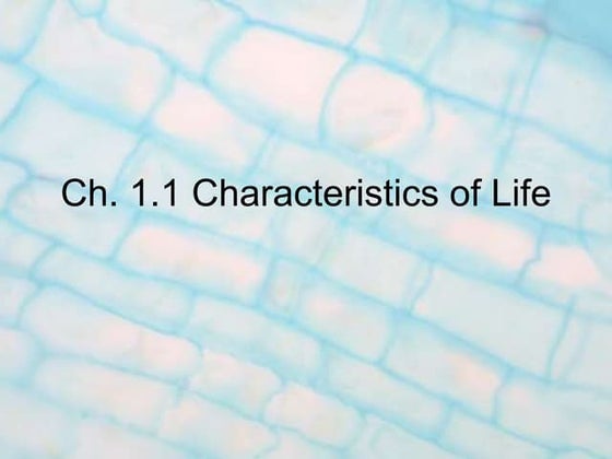 Biology science of life | PPT