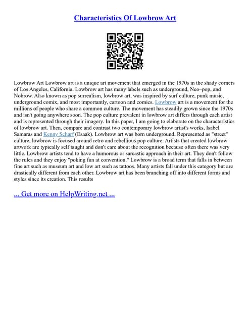 Chapter 1: Contemporary Art SHS Grade 12 | PPT