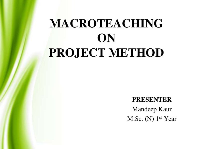 project-method-of-teaching