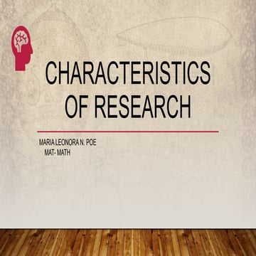 CHARACTERISTICS OF RESEARCH.pptx