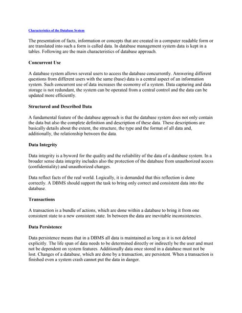 Lesson 01 Database Management System | PPTX