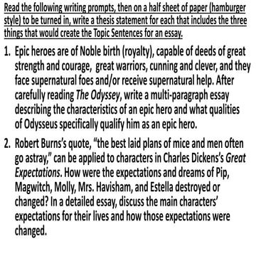 Characteristics of the Epic and outline of paper Feb 6.pptx