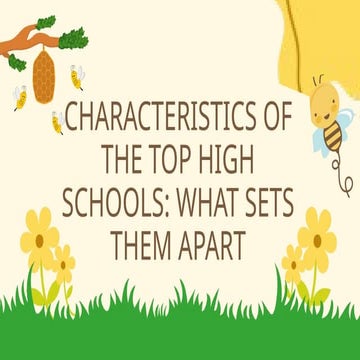 Characteristics of the Top High Schools: What Sets Them Apart | PPT