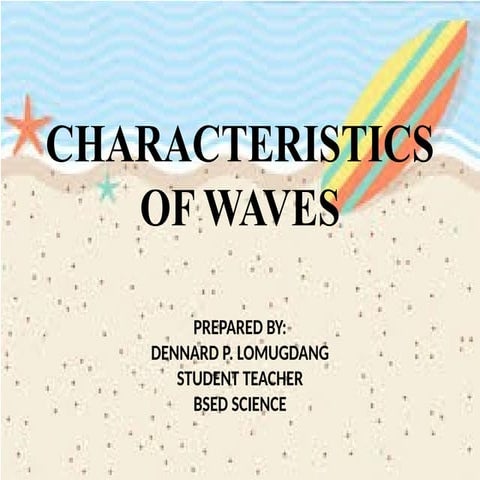 CHARACTERISTICS OF WAVESgdjysssjsjs.pptx