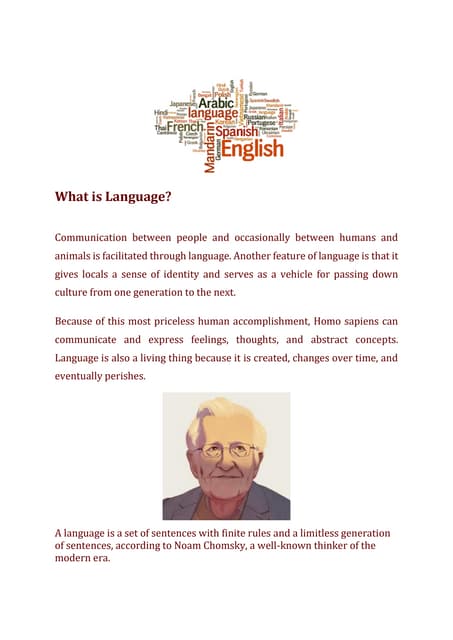 Language & Communication | PPTX