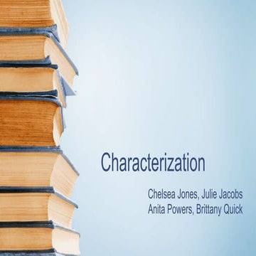 Characterization | PPT