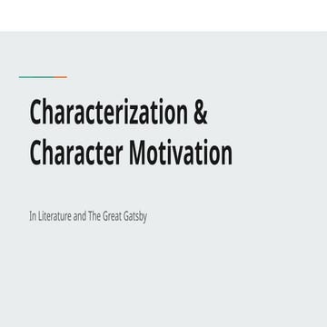 Characterization & Character Motivation.pptx