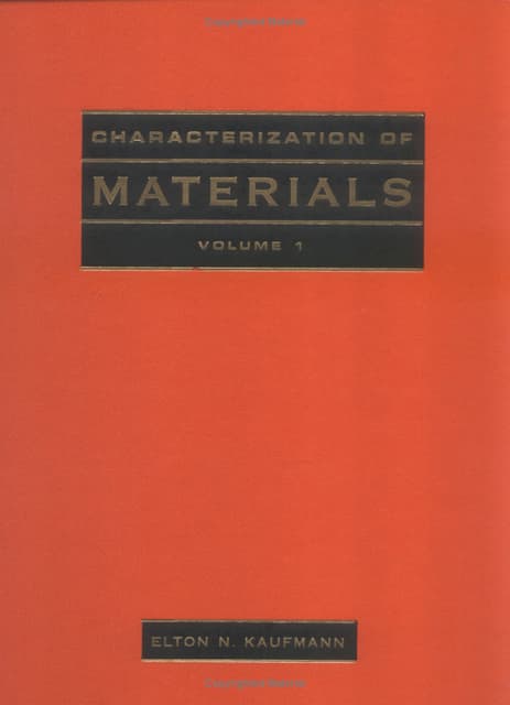 Edx peak identification chart | PDF