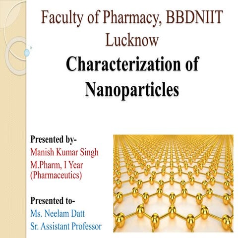 characterization of Nanoparticles note.pdf