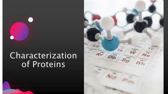 Isolation, purification and characterisation of protein | PPT