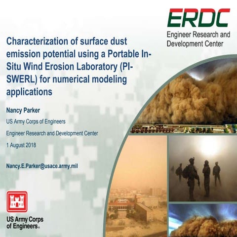 Characterization of surface dust emission potential using a pi swerl | PPTX