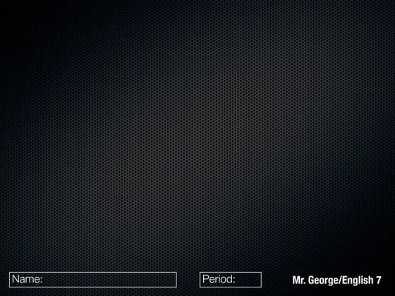 Characters and Characterization PowerPoint Presentation | PPT