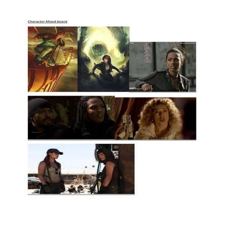 Character moodboard | PPTX