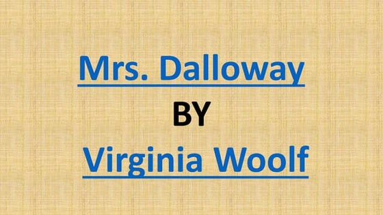 Character of clarissa dalloway and peter walsh in mrs. dalloway by ...