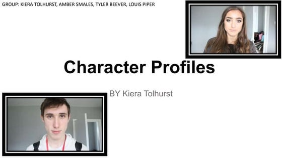 Character Profiles | PPT