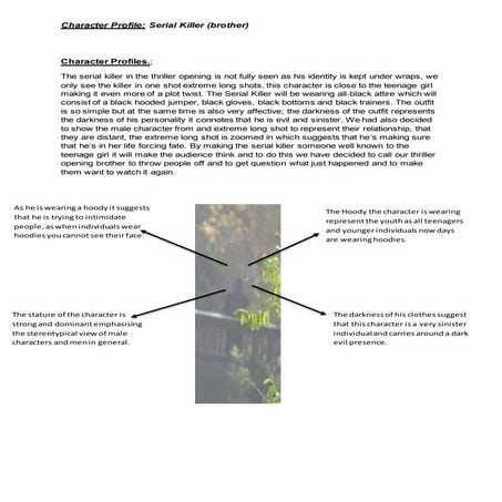 Character profile man | DOCX