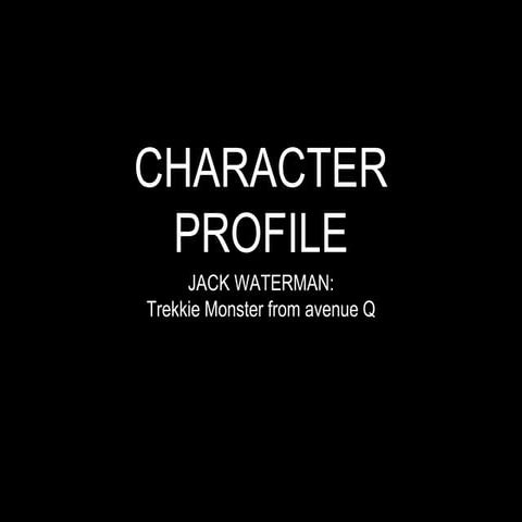 Character profile ppt | PPT